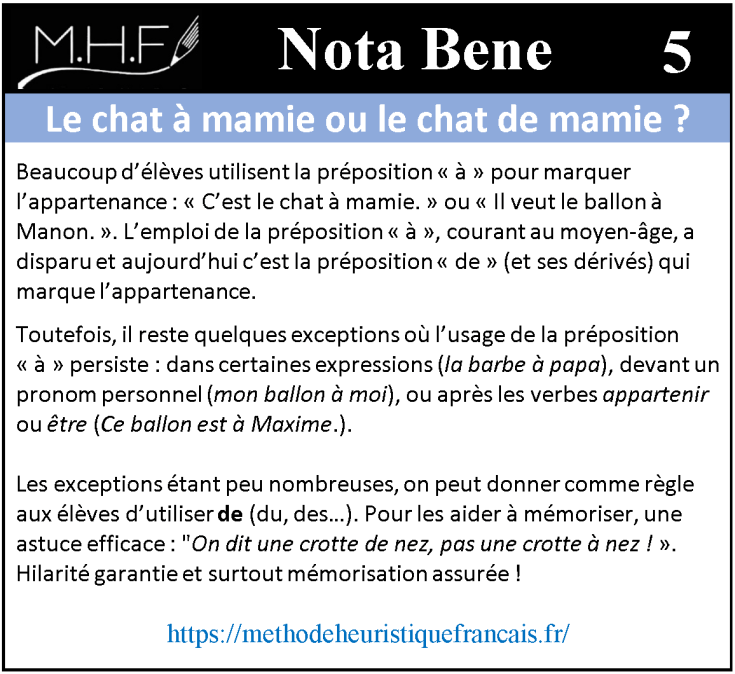 Nota Bene – MethodeHeuristiqueFrancais